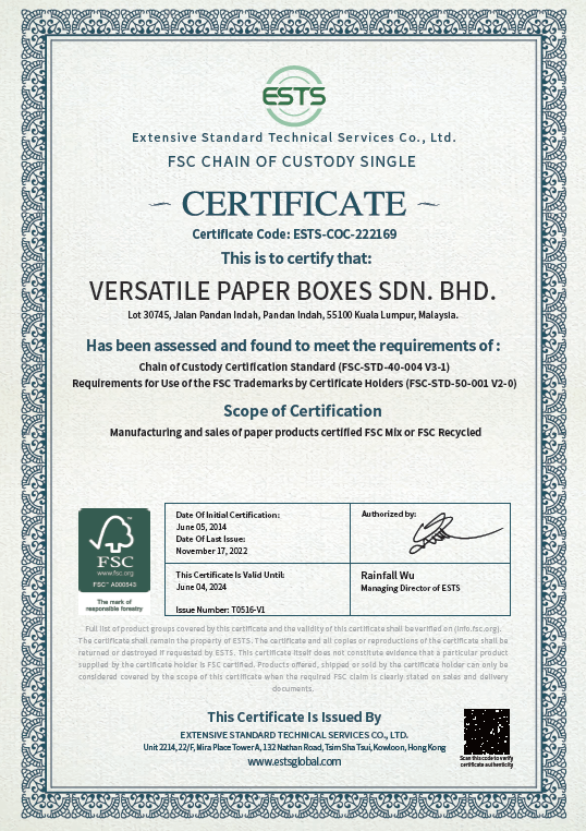 Versatile Creative Berhad